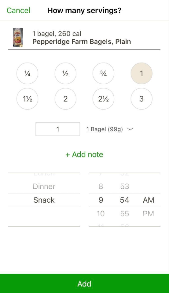 Fooducate - Using the Tracker – Fooducate