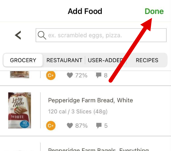 Fooducate - Using the Tracker – Fooducate